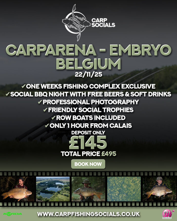CarpArena Embryo - Belgium - Carp Fishing Socials